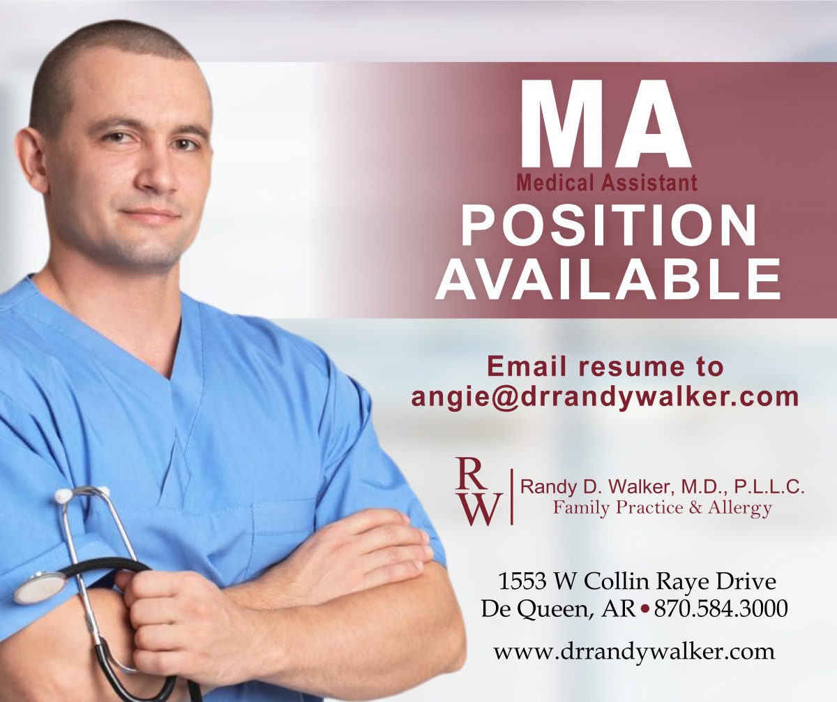 WE ARE HIRING MEDICAL ASSISTANTS! - Dr. Randy Walker